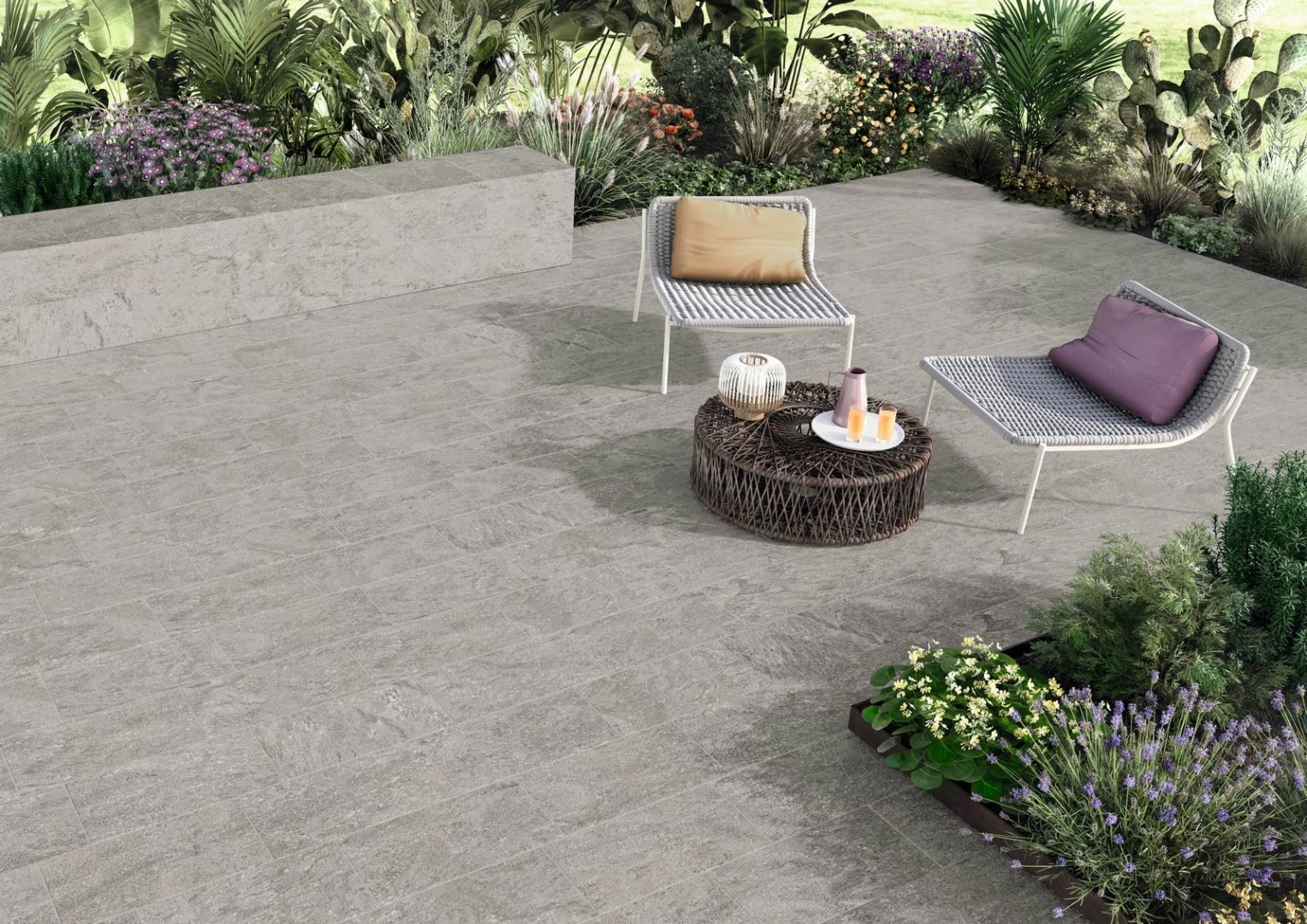 Ceramiche Keope Percorsi Frame Corner Tile Dx Plima Silver, Spazzolato ...