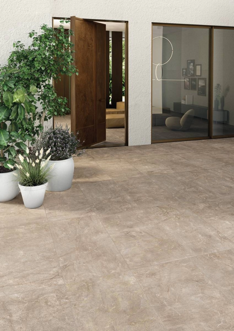 Ceramiche Keope Percorsi Frame Corner Tile Dx Travertino Beige ...