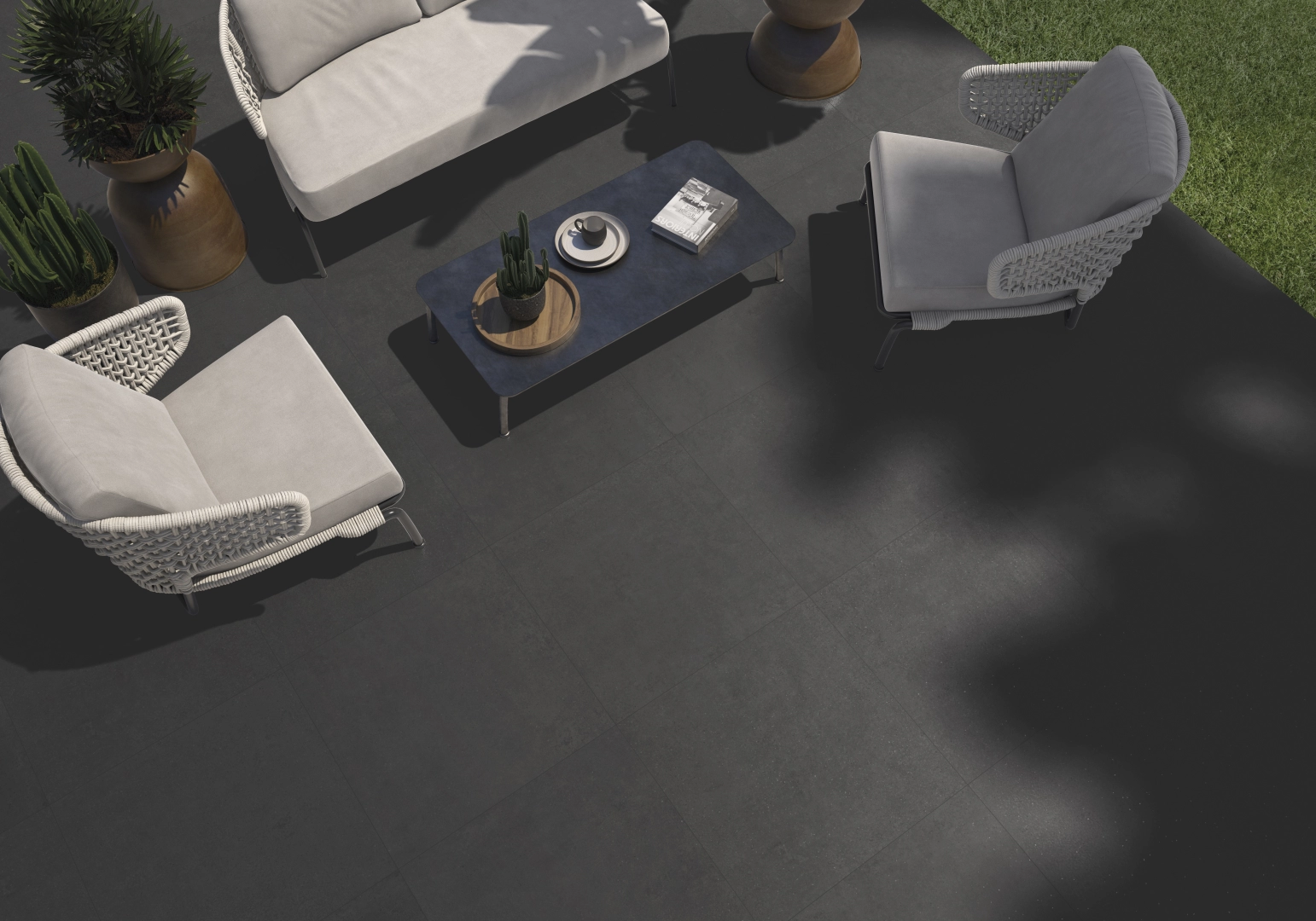 Argenta Ceramica Gravel Black, Mate, 60x120cm, 9.00mm, not-rectified ...