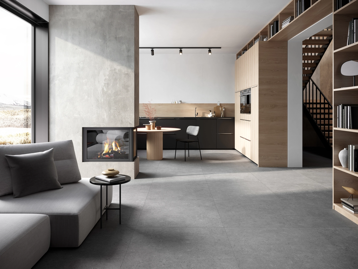 Terratinta Ceramiche Lagom Graphite, Matt, 30x60cm, 10.00mm, Rectified ...