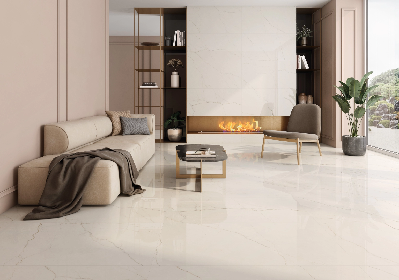 Emotion Ceramics Sublime Beige, Mate, 60x120cm, 9.50mm, Rectified — SKU: [SKU] | Dimora