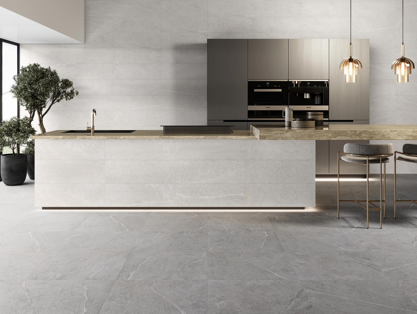 Saloni Ceramica Hudson Gris, Matt, 30.5x60.5cm, 9.50mm, not-rectified ...