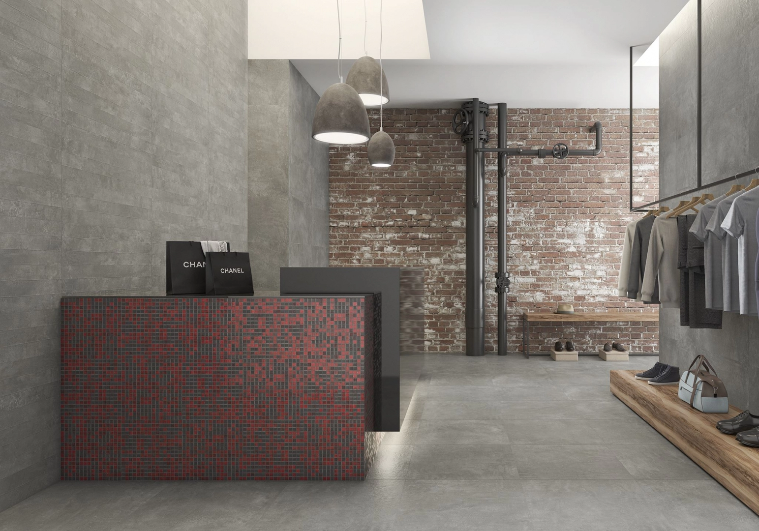 Saloni Ceramica Street-art Ceniza, Matt, 30x60cm, 10.40mm, Rectified ...