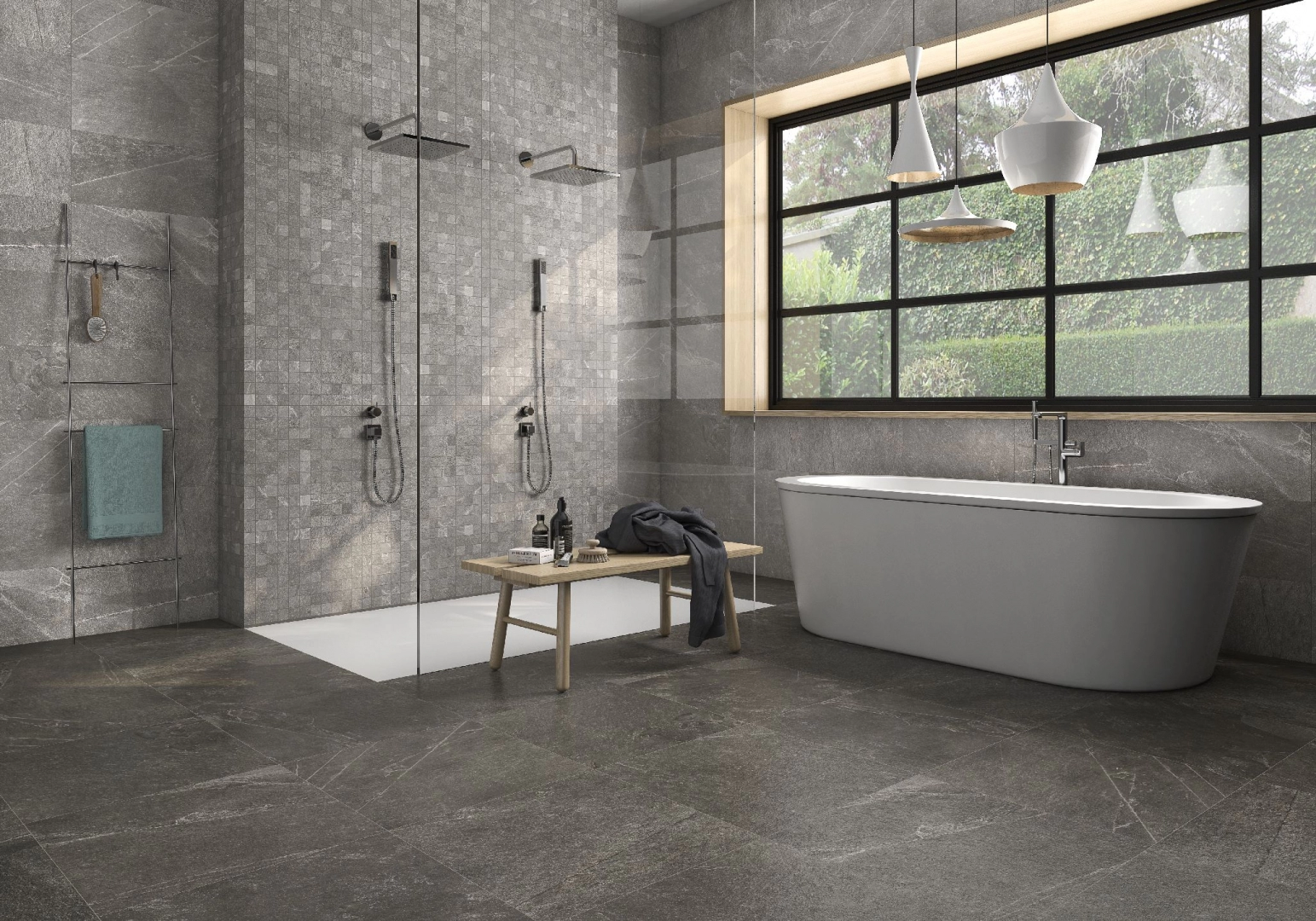 Saloni Ceramica Ardesia Fumo, Matt, 45x90cm, 10.40mm, Rectified — SKU ...