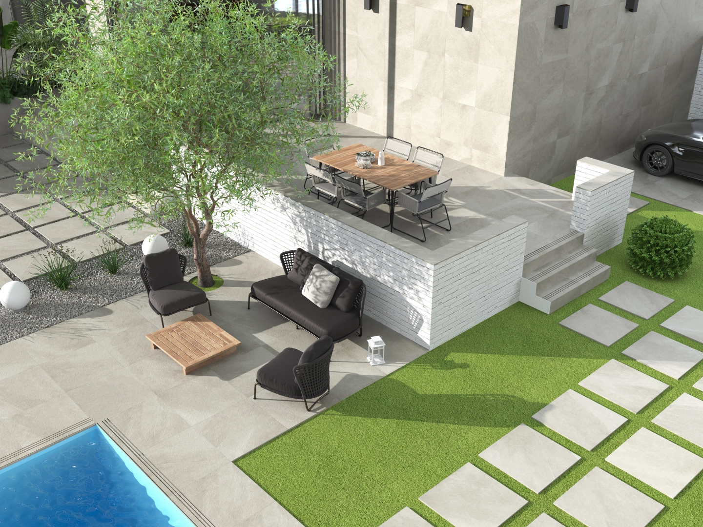 Ibero Ceramica Khan Grey, Antislip, 75x75cm, 10.00mm, Rectified — SKU ...