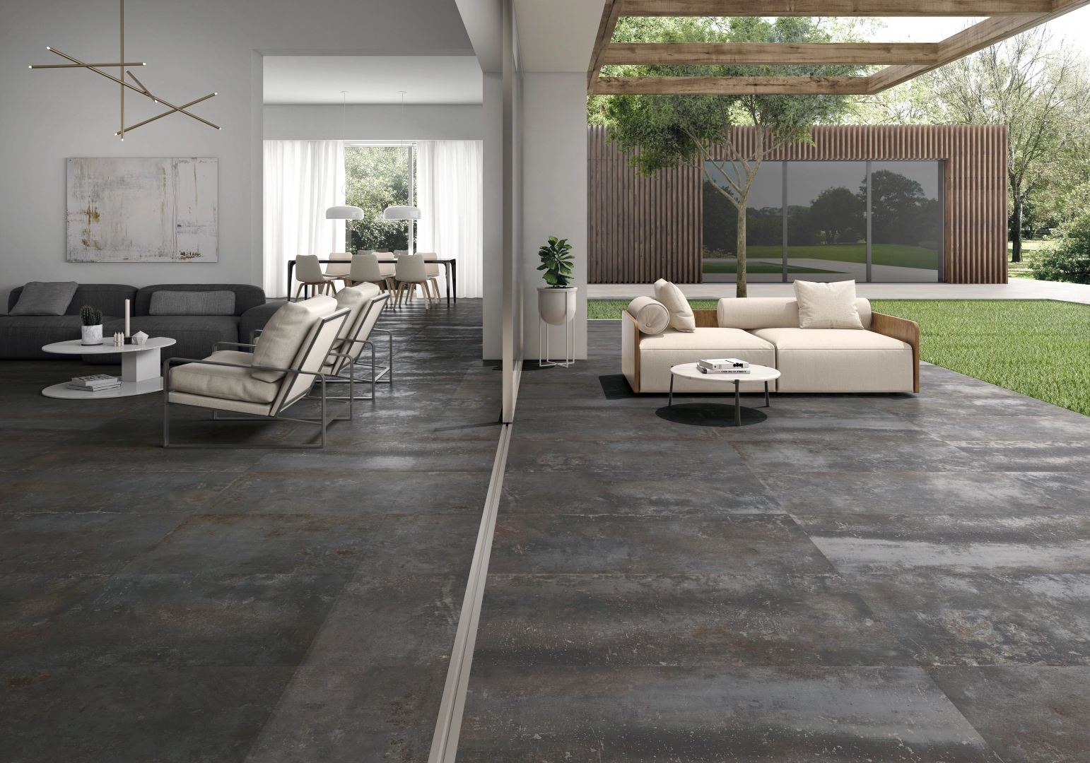 Ibero Ceramica Gravity Dark, Natural, 45x90cm, 10.00mm, Rectified — SKU ...