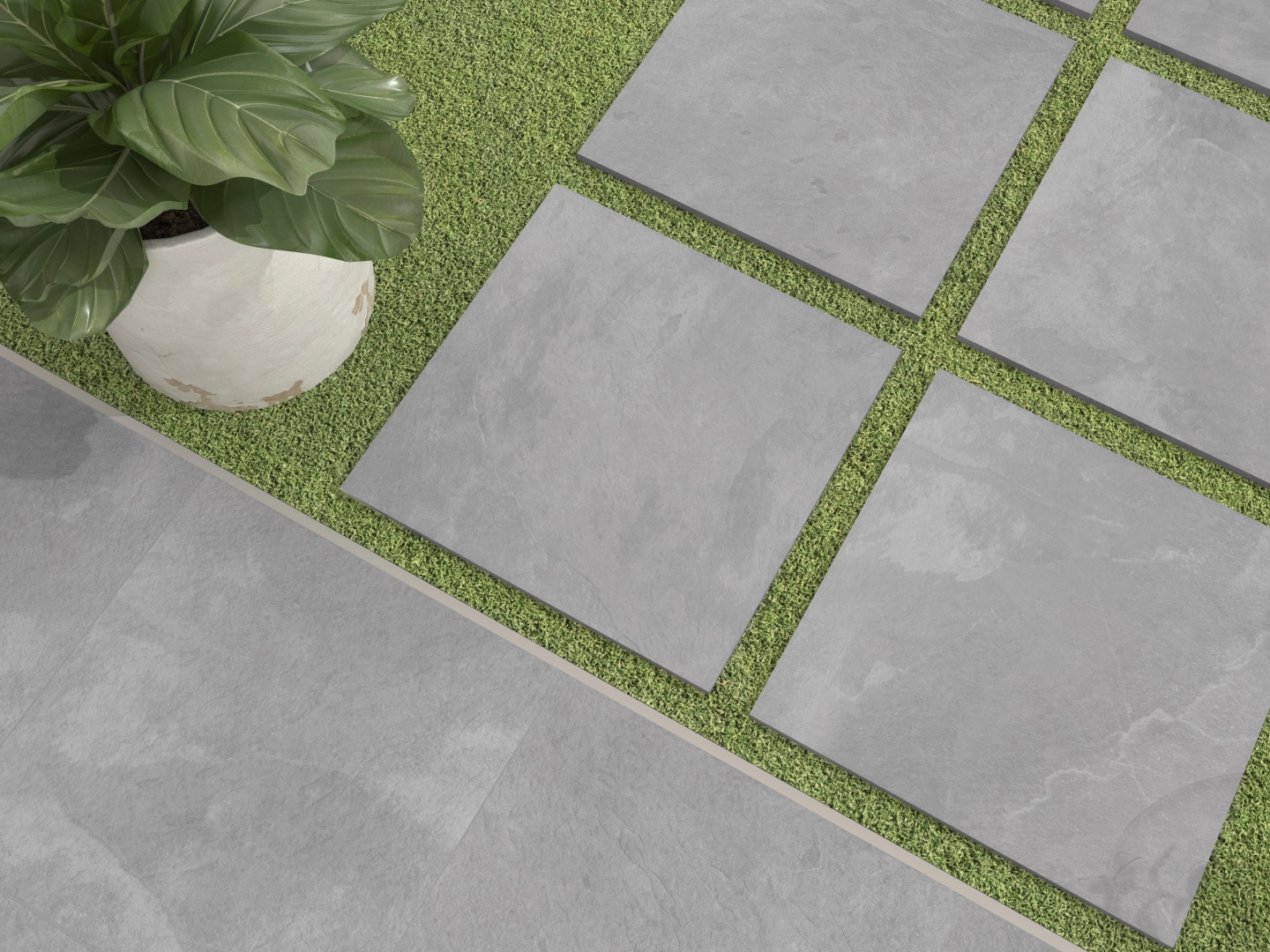 Ibero Ceramica Terranova Gris, Natural, 120x60cm, 10.00mm, Rectified — Réf. : [SKU] | Dimora