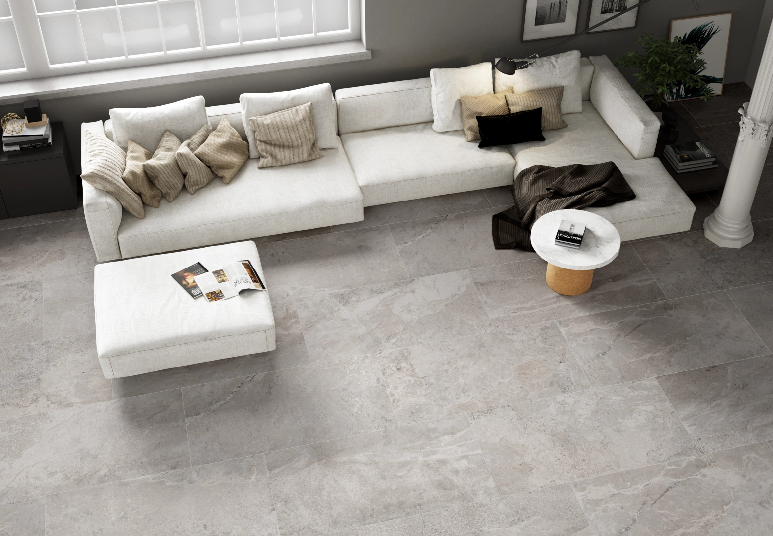 Pamesa Erding Ash, Matt, 30x60 cm, 9.50mm, Rectified — SKU: [SKU] | Dimora