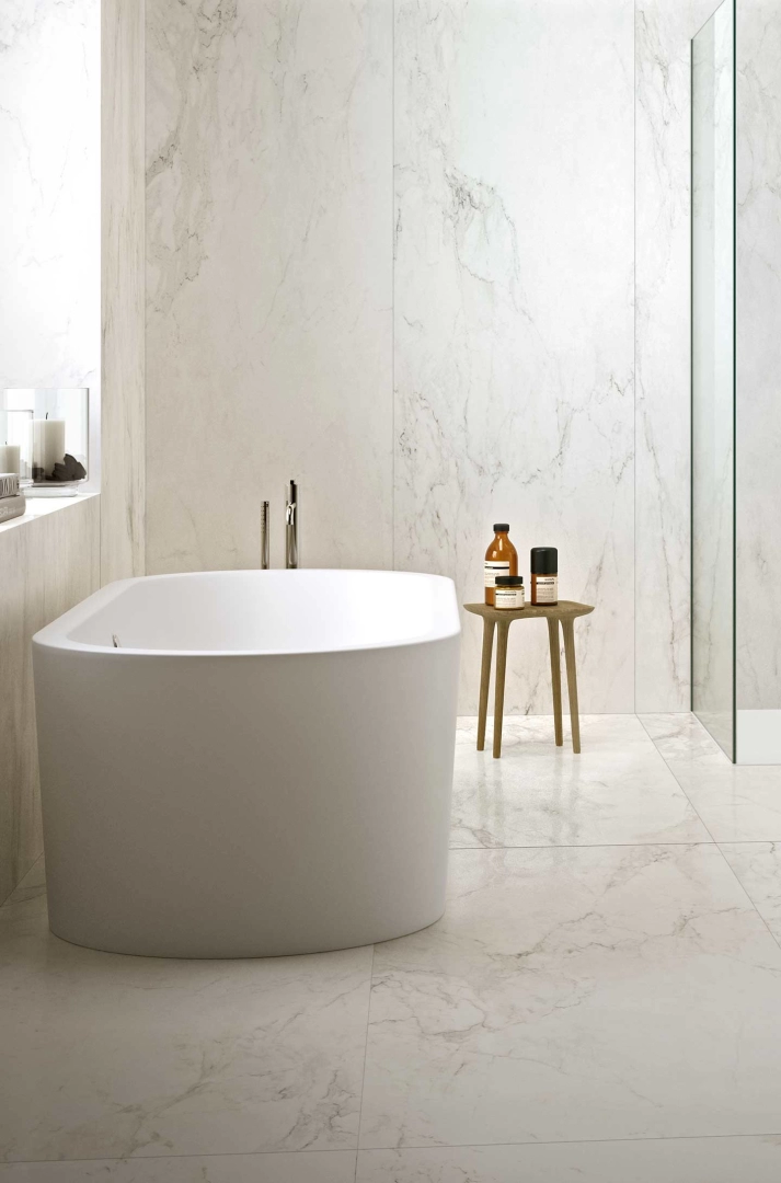 Florim Stones&more 2.0 Calacatta, Smooth, 120x240cm, 6.00mm, Rectified ...
