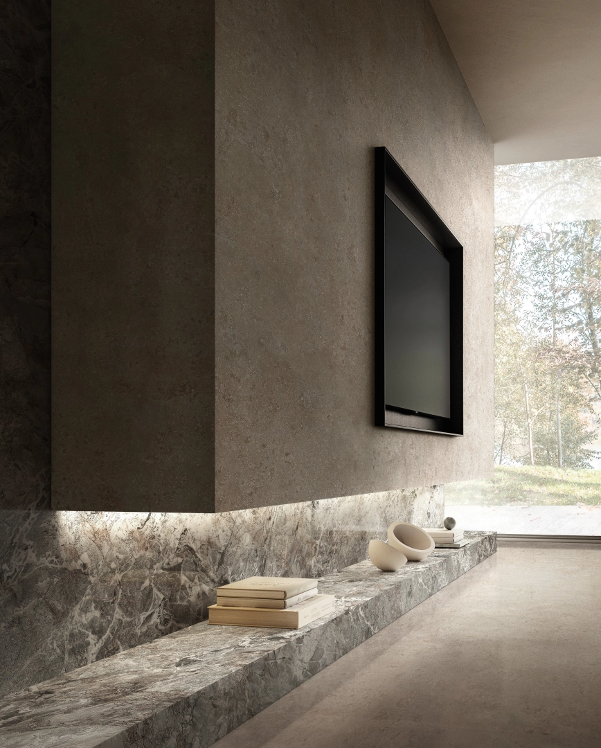Florim Authentic Luxe Marble Aubisque, Matte silk, 120x240cm, 6.00mm ...