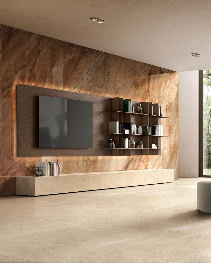 Florim Authentic Luxe Marble Nuage, Glossy, 120x240cm, 6.00mm, Not-rectified — SKU: [SKU] | Dimora