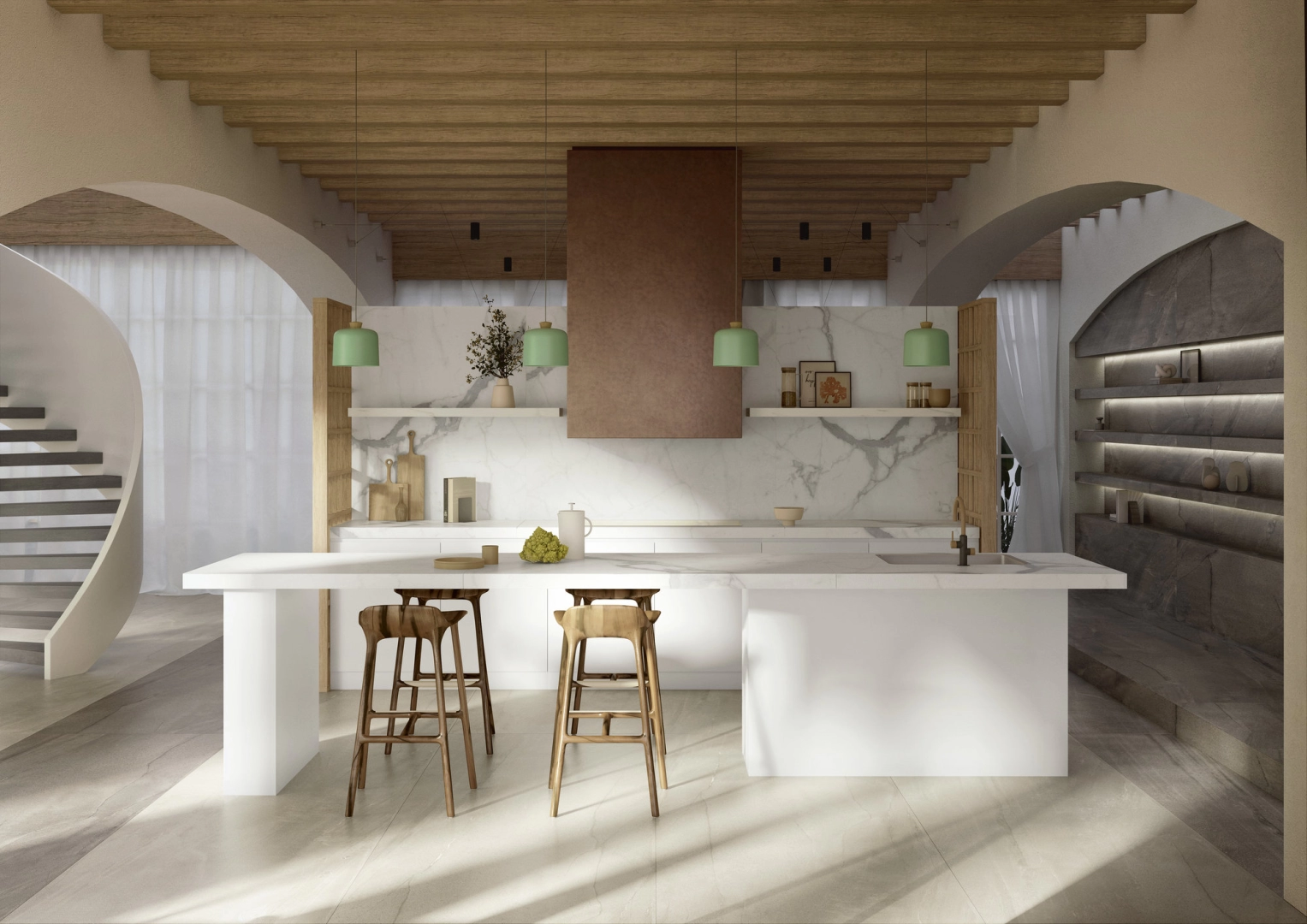 Graniti Fiandre Uni Active Ice, Active, 60x60cm, 10.00mm, Rectified ...