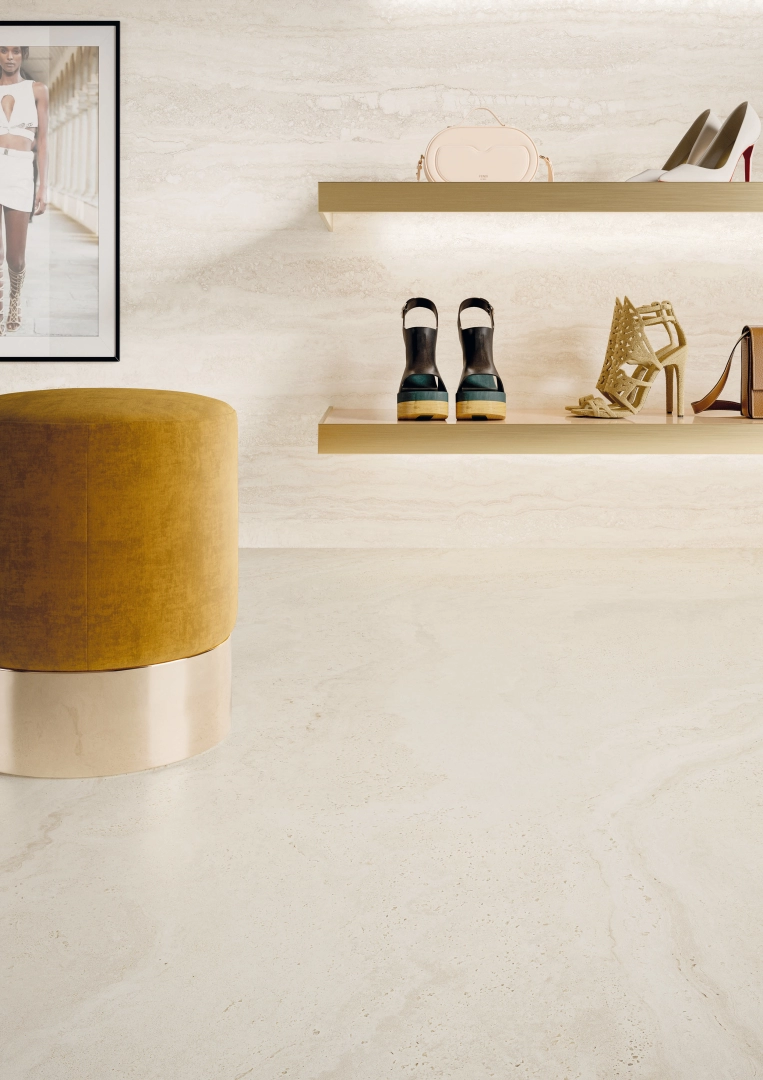Level by Emilgroup Level Stone Travertino Minimal White, Naturale ...