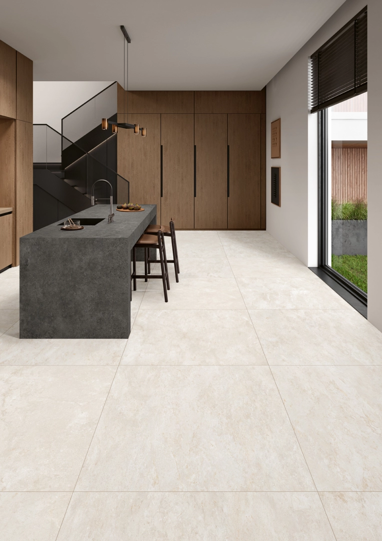 Margres Evolution White, Soft shiny, 60x120cm, 9.50mm, Not-rectified — SKU: [SKU] | Dimora