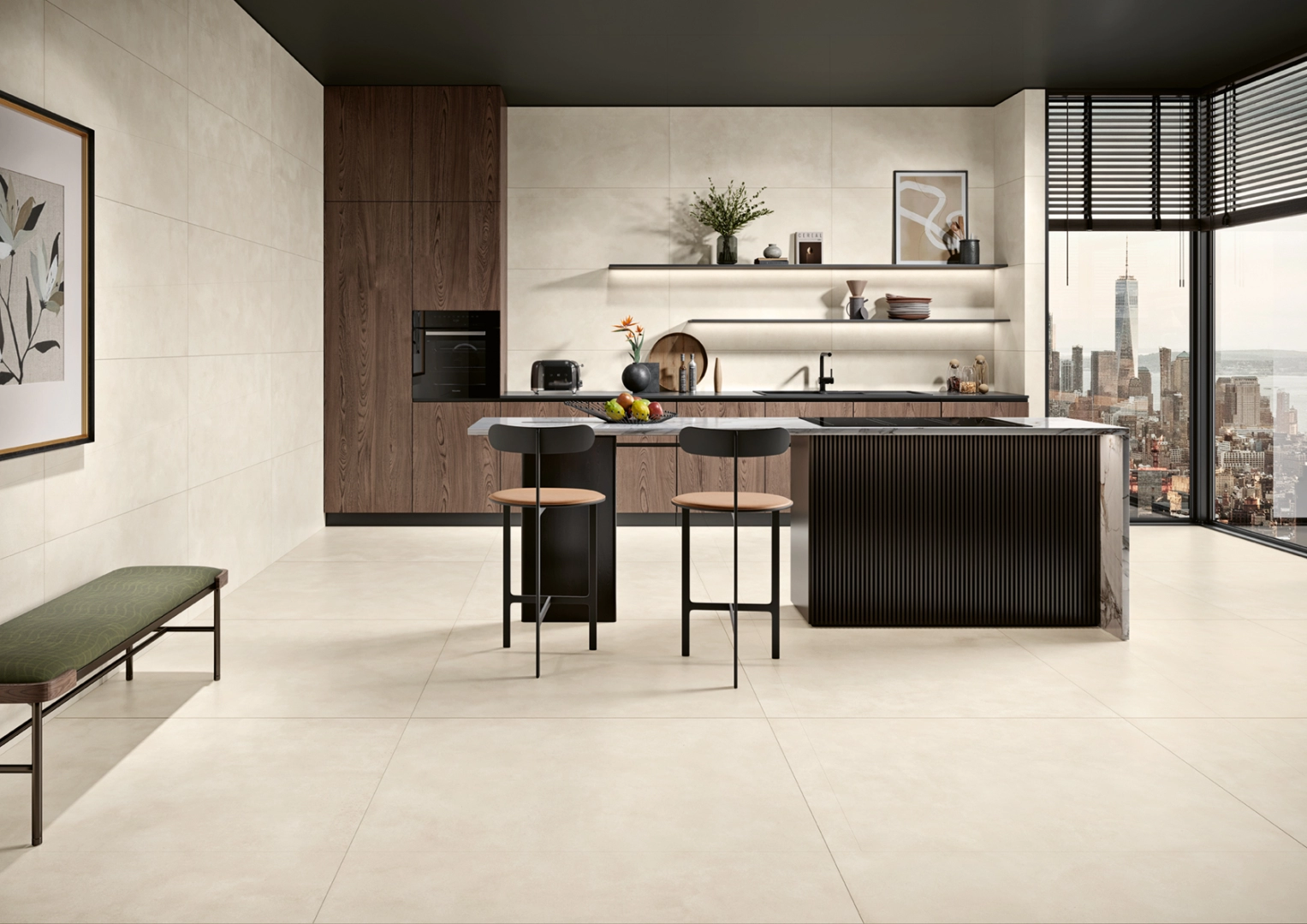 Margres Metropolis White, Touch, 60x60cm, 8.50mm, Not-rectified — SKU: [SKU] | Dimora