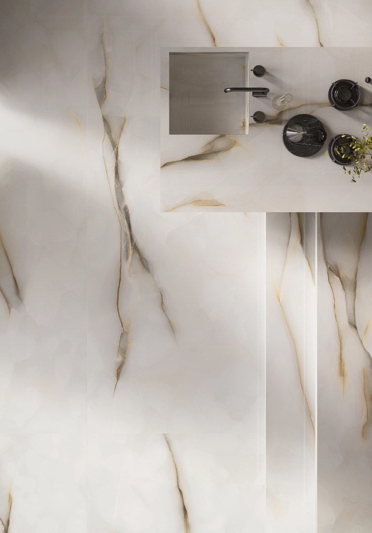EmilCeramica Tele Di Marmo Pure Onyx | Dimora