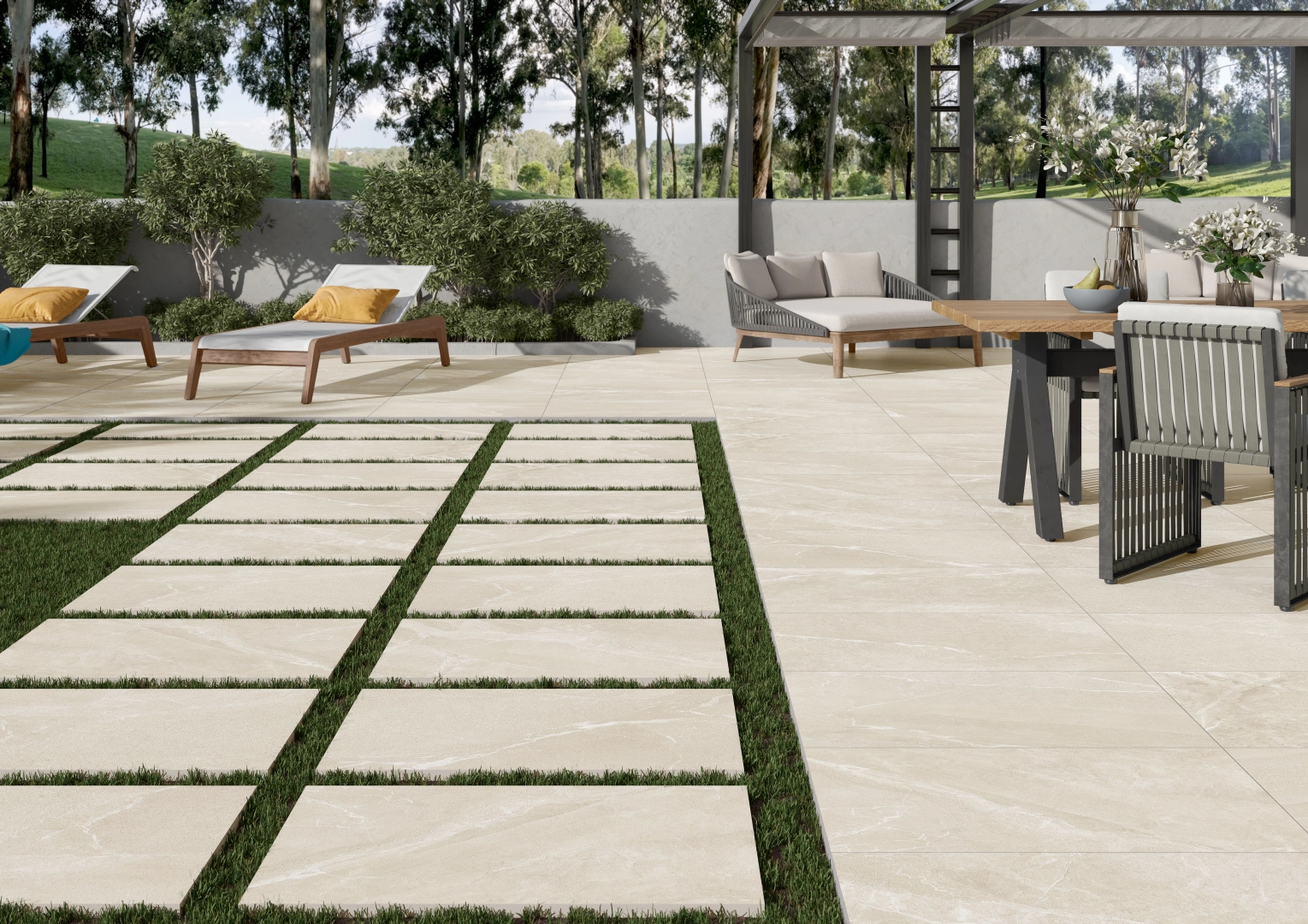 Alaplana Ceramica Bodo Beige, Matt, 33.3x100cm, 10.00mm, Not-rectified ...