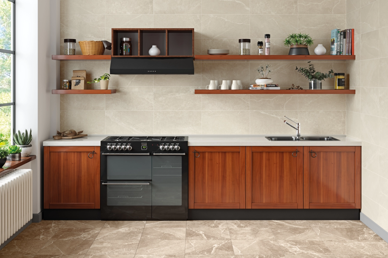 Alaplana Ceramica Bodo Beige, Matt, 33.3x100cm, 10.00mm, Not-rectified ...