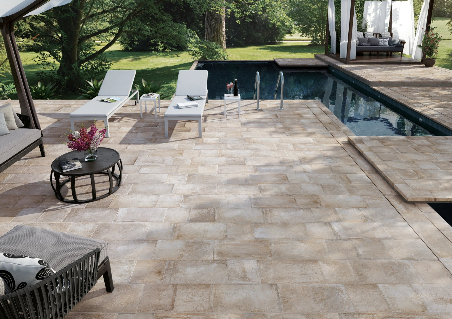 Monocibec Geobrick Bruges, Grip, 25x50cm, 10.00mm, Not-rectified — SKU ...