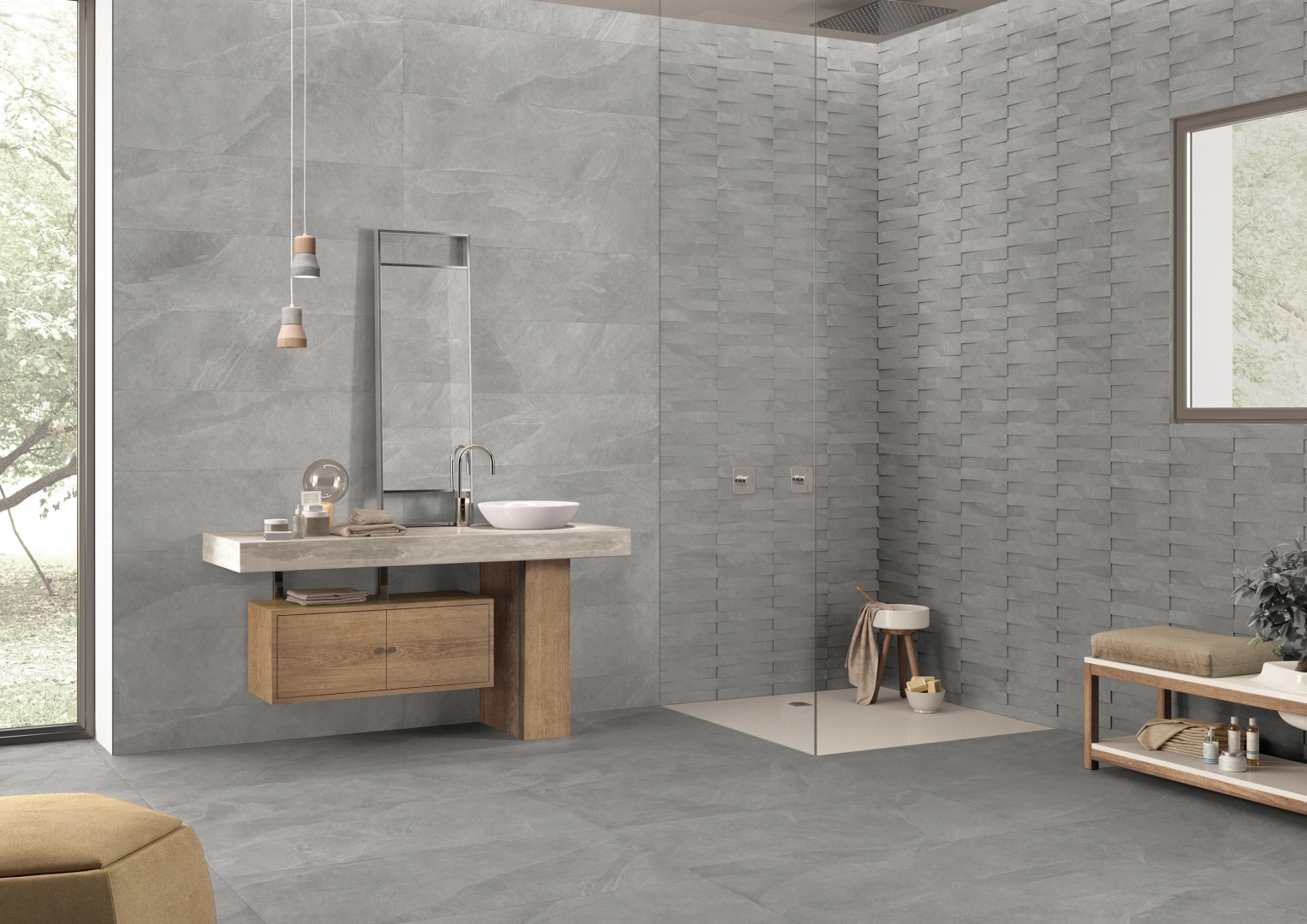 Ergon Cornerstone Slate Grey, Naturale, 30x120cm, 9.50mm, Rectified ...